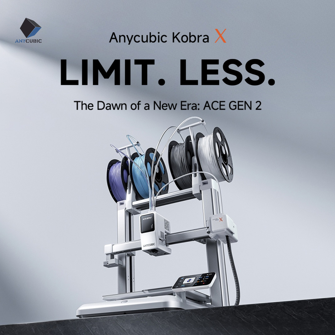 Anycubic Introduces Kobra X High Speed Multi Color 3D Printer with ...