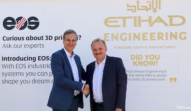 Etihad Partners With EOS Systems For Printing Airplane Interiors - 3D ...