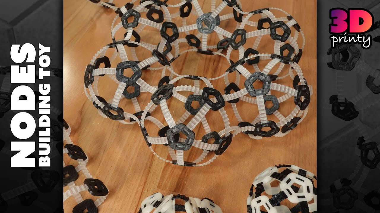Nodes: Transform Leftover Filament into a 3D Printed Wireframe Toy - 3D ...