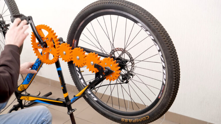 Youtuber Creates Functional Chainless Bicycle Using 3D Printed Gear ...