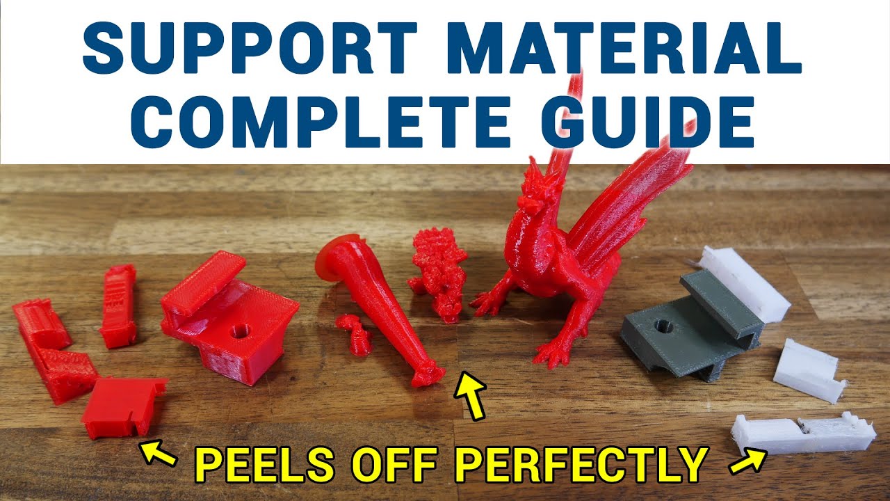 Support Material Complete Guide for FFF/FDM 3D Printing - 3D Printing