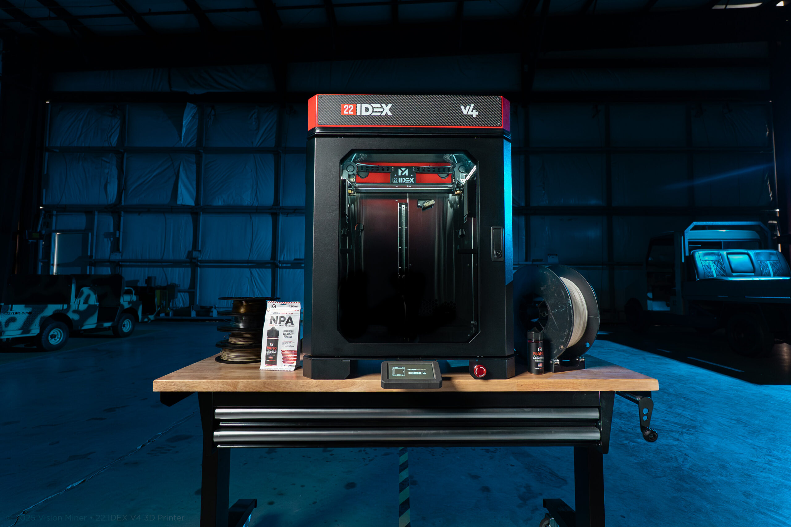 Vision Miner Launches the 22 IDEX v4 Industrial 3D Printer for High ...
