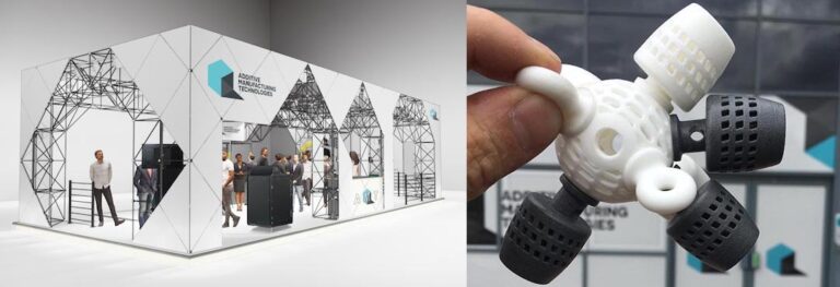 Reusable Booth Concept Uses Over 6,000 3D Printed Parts - 3D Printing