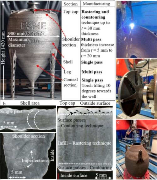 Researchers Use Wire-Arc DED to Print Steel Pressure Vessel - 3D Printing