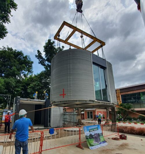 Thai Company Completes First 2-Story 3D Printed PPVC Building in The ...