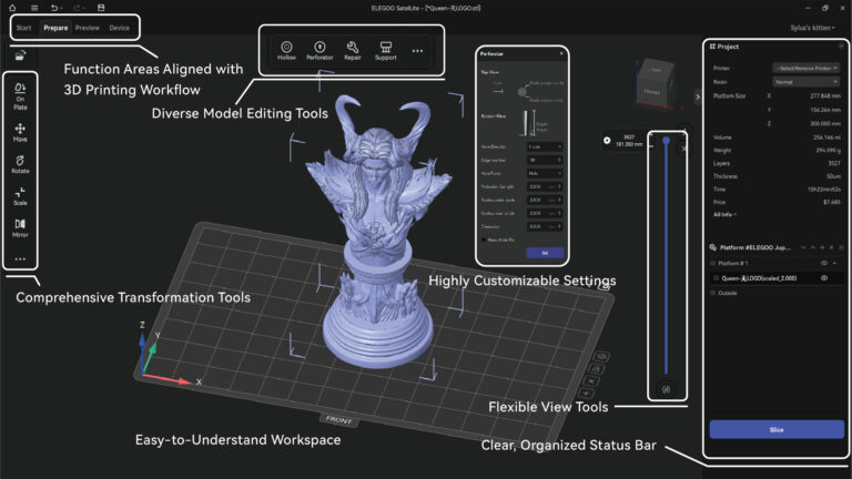 Elegoo Introduces SatelLite, Its First All-in-One LCD Slicer, at ...