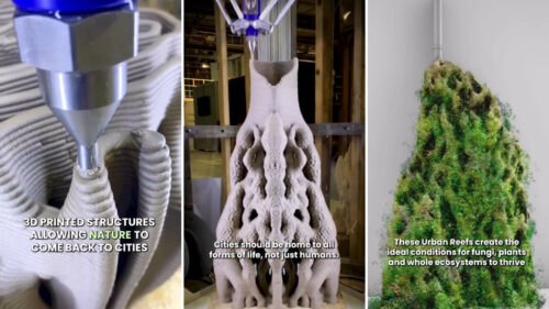 Printed Mycelium Reefs to Help Cities Back to Nature - 3D Printing