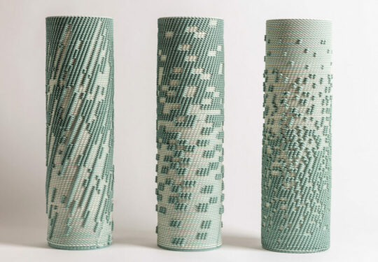 Artists Prints Clay Sculptures to Resemble Textiles - 3D Printing